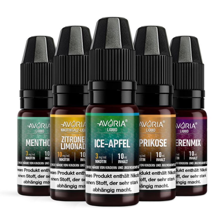Avoria - Liquid Bundle 5er Pack bei 💧 Avoria-Liquids.de bestellen!